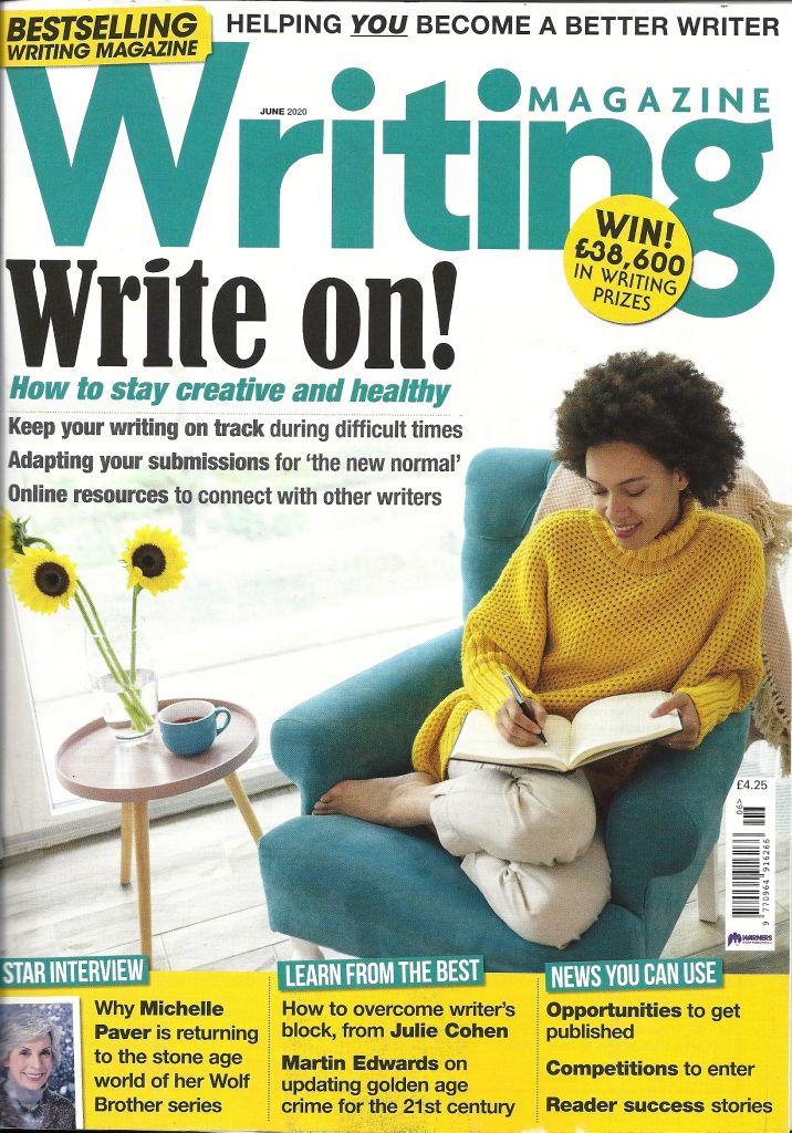 Writers magazine 2020 06 - Cover page - Heather Bowring